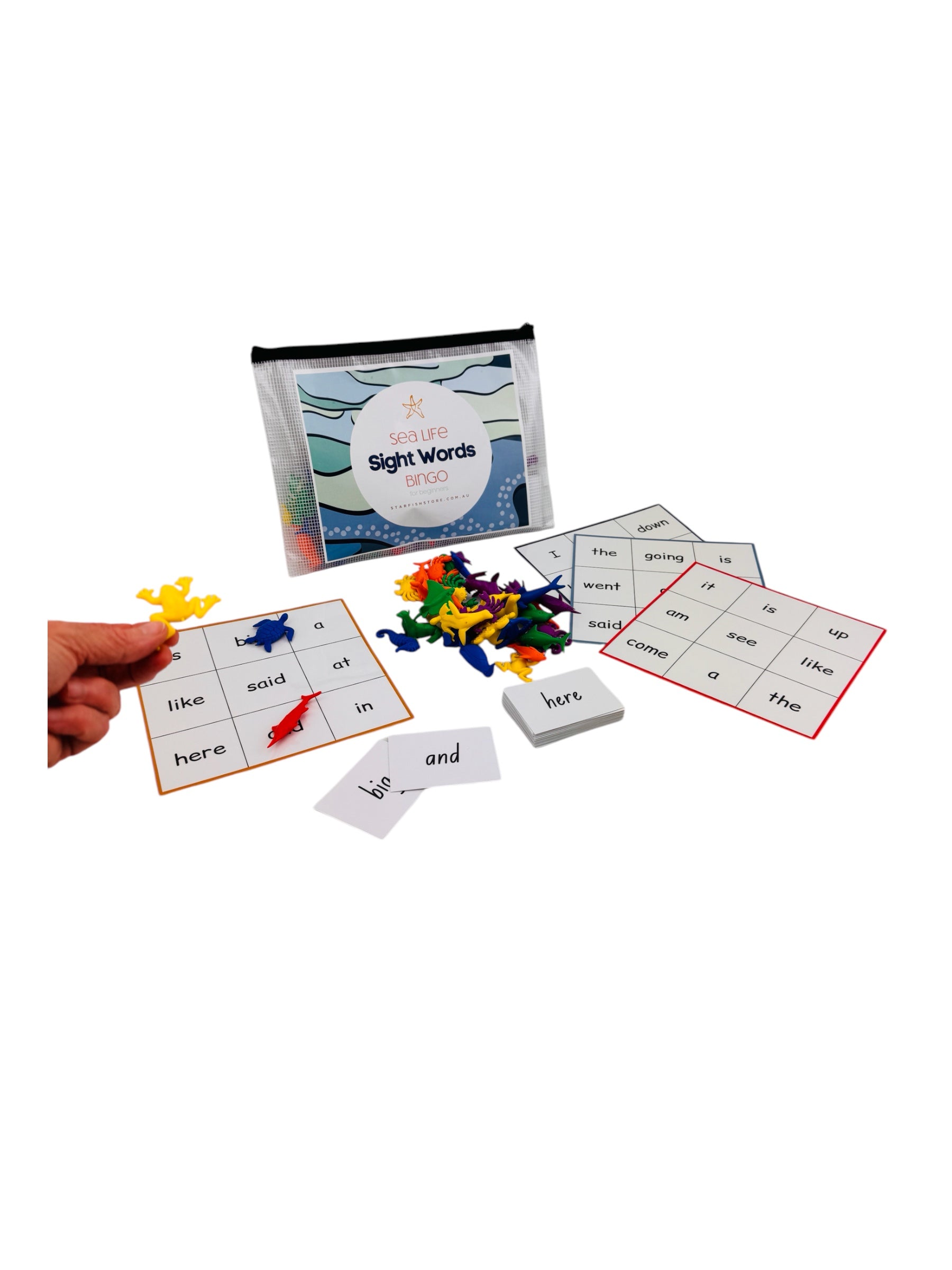 Sea Life Sight Words Bingo | Starfish Store