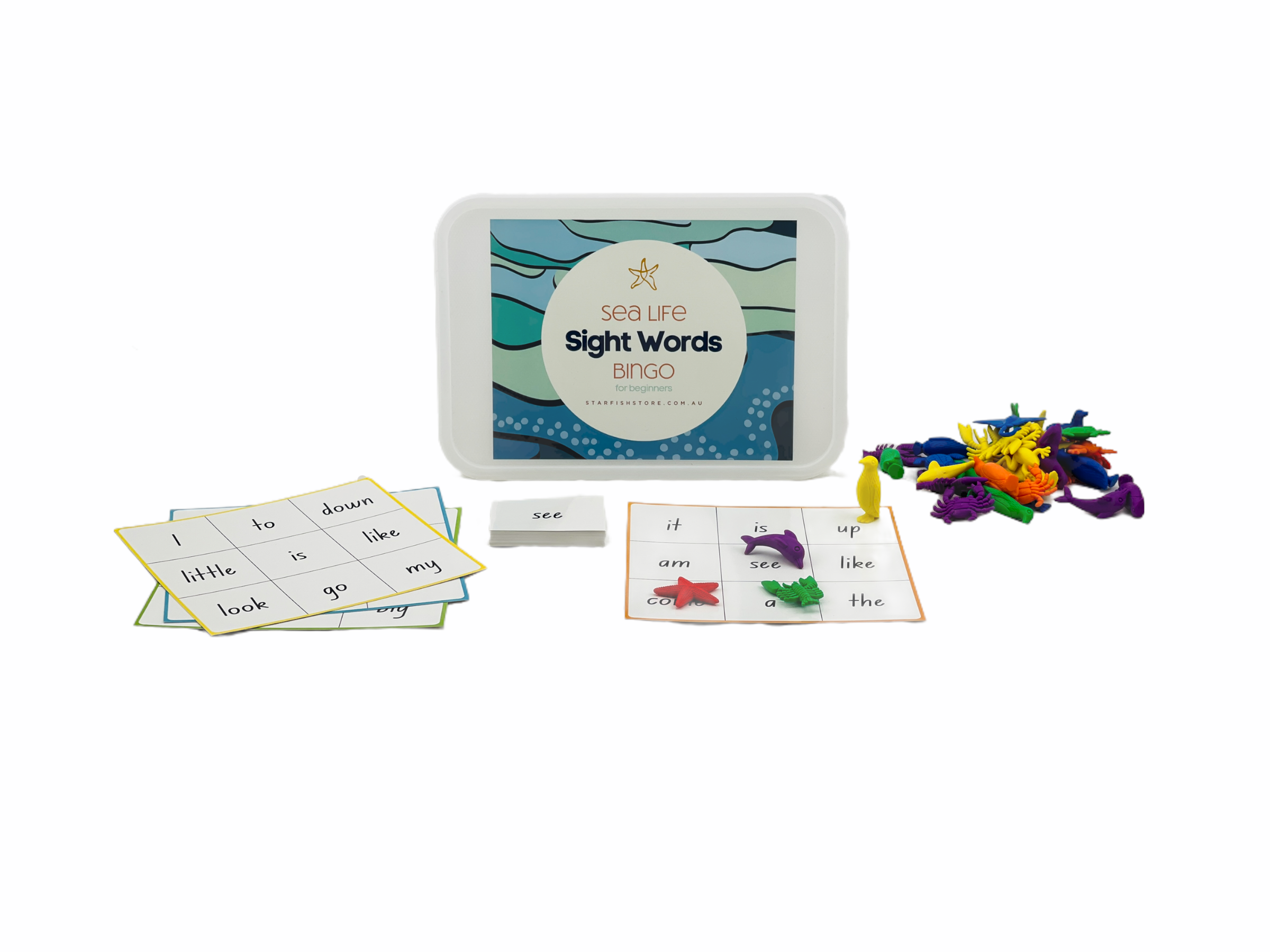 Sea Life Sight Words Bingo | Starfish Store